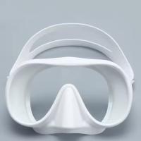 China Liquid Silicone Scuba Diving Mask Frameless Snorkeling Swimming Silicone Scuba Mask for sale