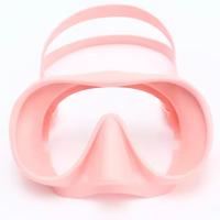 China Liquid Silicone Scuba Diving Mask Frameless Snorkeling Swimming Silicone Scuba Mask for sale