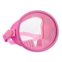 China Full Face Low Volume Oval Freediving Snorkel Mask Tempered Glass For Spearfishing Deep Diving for sale
