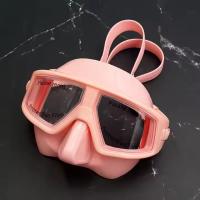 China Fog Proof Soft Freediving Snorkel Mask Comfortable For Underwater Deep Dive for sale