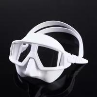 China Fog Proof Soft Freediving Snorkel Mask Comfortable For Underwater Deep Dive for sale