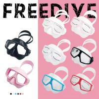 China Fog Proof Soft Freediving Snorkel Mask Comfortable For Underwater Deep Dive for sale