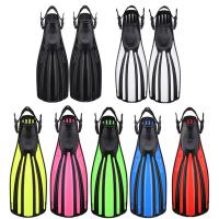 China Colorful Flexible Sleek Scuba Diving Fins Underwater Scuba Diving Flippers for sale