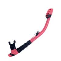 China Full Dry Scuba Diving Snorkel Double Drain Valves For Swimming Dry Snorkel Set for sale