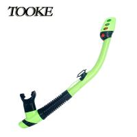 China Full Dry Scuba Diving Snorkel Double Drain Valves For Swimming Dry Snorkel Set for sale