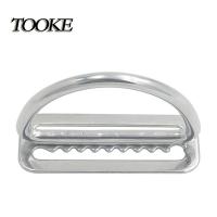 China Stainless Steel Scuba Diving Accessories Weight Belt Keeper Custom For BCD Belt Locking Clip for sale