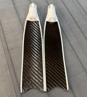 China Customizable Lightweight Long Blade Freediving Fins Carbon Fiber For Spearfishing for sale