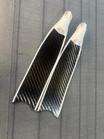 China Customizable Lightweight Long Blade Freediving Fins Carbon Fiber For Spearfishing for sale