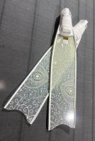 China Personalized Long Blade Freediving Fins Fiberglass Free Diving Flippers For Underwater Sports for sale