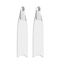 China Adjustable Pure White Freediving Carbon Fiber Fins For Spearfishing Hunting for sale