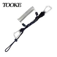 China Safety Flexible Quick Release Scuba Diving Coil Lanyard For Underwater Gear Accessories for sale