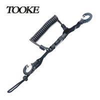 China Flexible Secure TPU Plastic Wrist Diving Spring Coil Lanyard For Snorkeling Surfing for sale