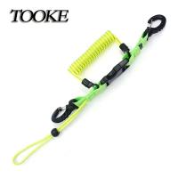 China Flexible Secure TPU Plastic Wrist Diving Spring Coil Lanyard For Snorkeling Surfing for sale