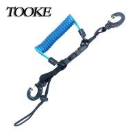 China Flexible Secure TPU Plastic Wrist Diving Spring Coil Lanyard For Snorkeling Surfing for sale