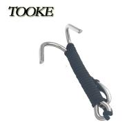 China Lightweight Scuba Reef Hook Solid Dual Titanium Alloy For Scuba Swimming for sale