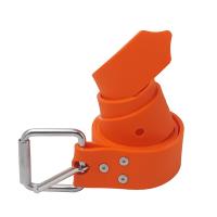 China Custom Logo 1.5m Silicone Freediving Weight Belt With Quick Release SS316 Buckle for sale