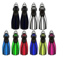 China High Elasticity Lightweight Rubber Scuba Diving Fins For Underwater Snorkeling for sale
