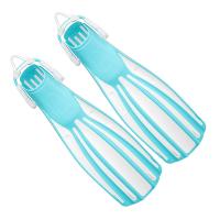 China Adjustable Anti Slip Scuba Diving Flipper Highly Responsive With Rubber Strap for sale