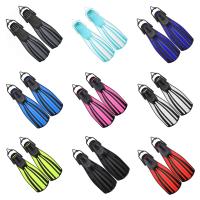 China Adjustable Anti Slip Scuba Diving Flipper Highly Responsive With Rubber Strap for sale