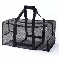 China Large Capacity Lightweight Mesh Diving Bag Beach Duffle For Scuba Snorkeling for sale