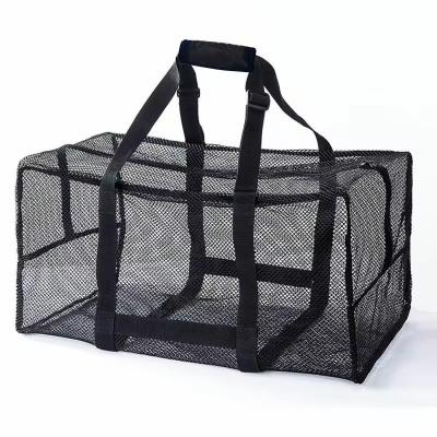 China Large Capacity Lightweight Mesh Diving Bag Beach Duffle For Scuba Snorkeling for sale