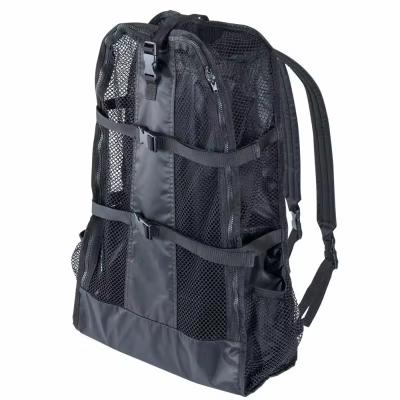 China Customizable Foldable Scuba Mesh Backpack 45L Capacity For Outdoor Sports for sale