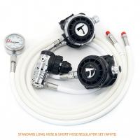 China Short Hose Sidemount Scuba Diving Regulator Set Customizable For Underwater Diving for sale