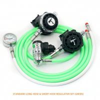 China Short Hose Sidemount Scuba Diving Regulator Set Customizable For Underwater Diving for sale