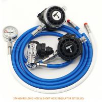 China Short Hose Sidemount Scuba Diving Regulator Set Customizable For Underwater Diving for sale