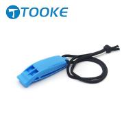 China Emergency Safety Plastic Diving Whistle with Lanyard for sale