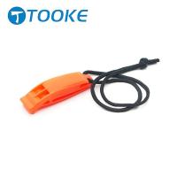 China Emergency Safety Plastic Diving Whistle with Lanyard for sale