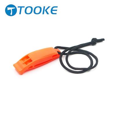 China Emergency Safety Plastic Diving Whistle with Lanyard for sale