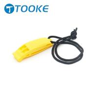 China Emergency Safety Plastic Diving Whistle with Lanyard for sale