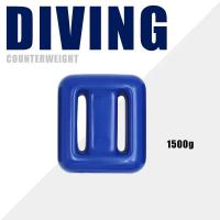 China Colorful  PVC Coated Scuba Diving Lead Weight For Snorkeling Swimming for sale