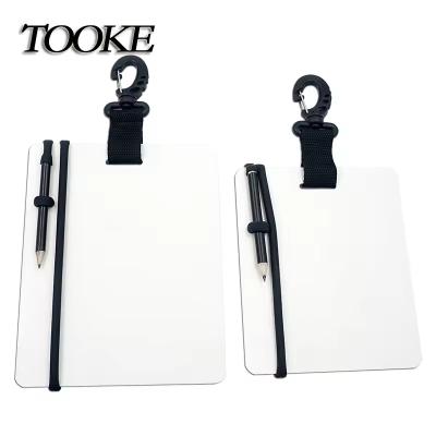 China Underwater Writing Slate Diving Wordpad Gear Board With Pencil for sale