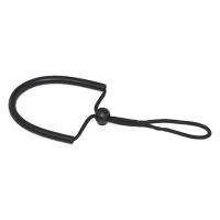 China Black Safety Scuba Diving Adjustable Hand Wrist Strap Lanyard With Loop for sale