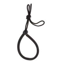 China Black Safety Scuba Diving Adjustable Hand Wrist Strap Lanyard With Loop for sale
