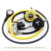 China Customize Dive Equipment Scuba Diving Regulator Set With Air Pressure Gauge for sale