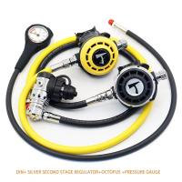 China Customize Dive Equipment Scuba Diving Regulator Set With Air Pressure Gauge for sale