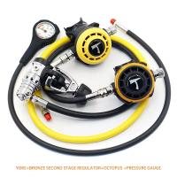 China Customize Dive Equipment Scuba Diving Regulator Set With Air Pressure Gauge for sale