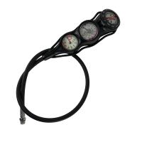 China Submersible Scuba Diving Console Compass Depth Triplet Pressure Gauge for Underwater Equipment for sale