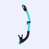 China Custom Logo Adult Full Dry Breathing Diving Snorkel Tube For Underwater Training for sale