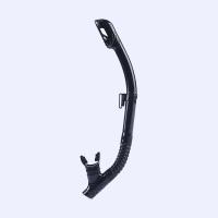 China Custom Logo Adult Full Dry Breathing Diving Snorkel Tube For Underwater Training for sale