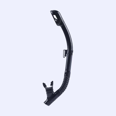 China Custom Logo Adult Full Dry Breathing Diving Snorkel Tube For Underwater Training for sale