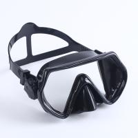China Custom Logo 180° Wide View Silicone Snorkeling Adult Diving Masks For Scuba Diver for sale