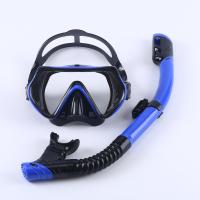 China Wholesale Full Dry Adult Scuba Diving Mask Snorkel Set for Underwater Snorkeling for sale