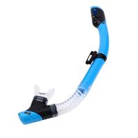 China Portable Silicone Mouthpiece Full Dry Snorkel Children Breathing Snorkel Tube For Kids for sale