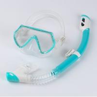 China Wholesale Leak Proof Tempered Lens Mask Full Dry Kids Snorkel Set for Children for sale