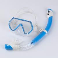 China Wholesale Leak Proof Tempered Lens Mask Full Dry Kids Snorkel Set for Children for sale