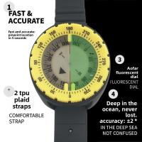 China Professional Underwater Navigation Luminous Scuba Diving Compass for Snorkeling Surfing for sale